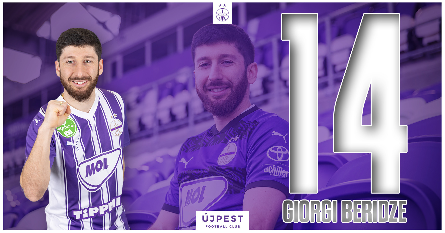 Három a grúz igazság is: Beridze visszatért Újpestre! - Újpest FC